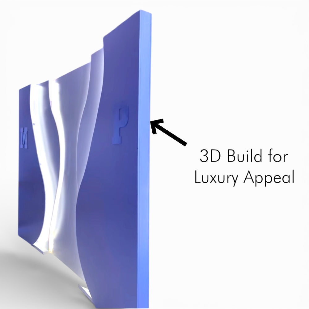 Sculptured LED Backdrop & Stage Rental for Luxury Events